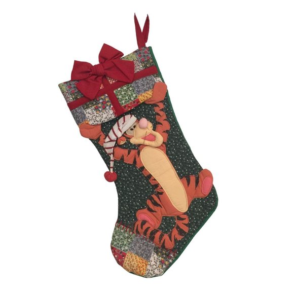 Disney | Holiday | Disney Tigger Patchwork Dimensional Lined Christmas ...
